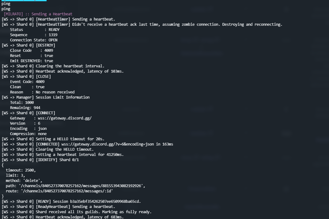 Bot Crashes every 1-5 Minutes · Issue #6552 · discordjs/discord.js · GitHub