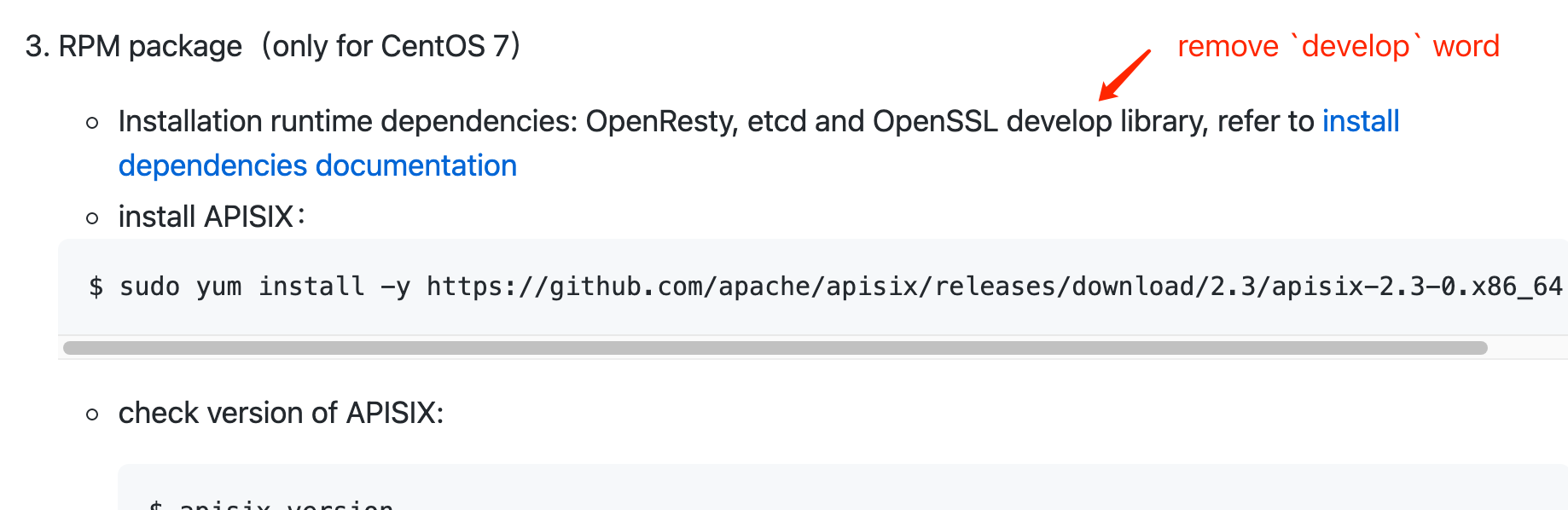 Failed to Install APISIX-2.3 from RPM Package · Issue #3598 · apache/apisix · GitHub