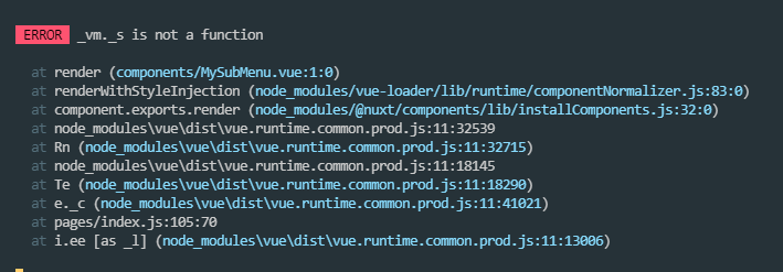 nuxt2使用函数式组件递归生成menu菜单项目build编译后渲染submenu菜单出错 · Issue #6525 · vueComponent/ant-design-vue · GitHub