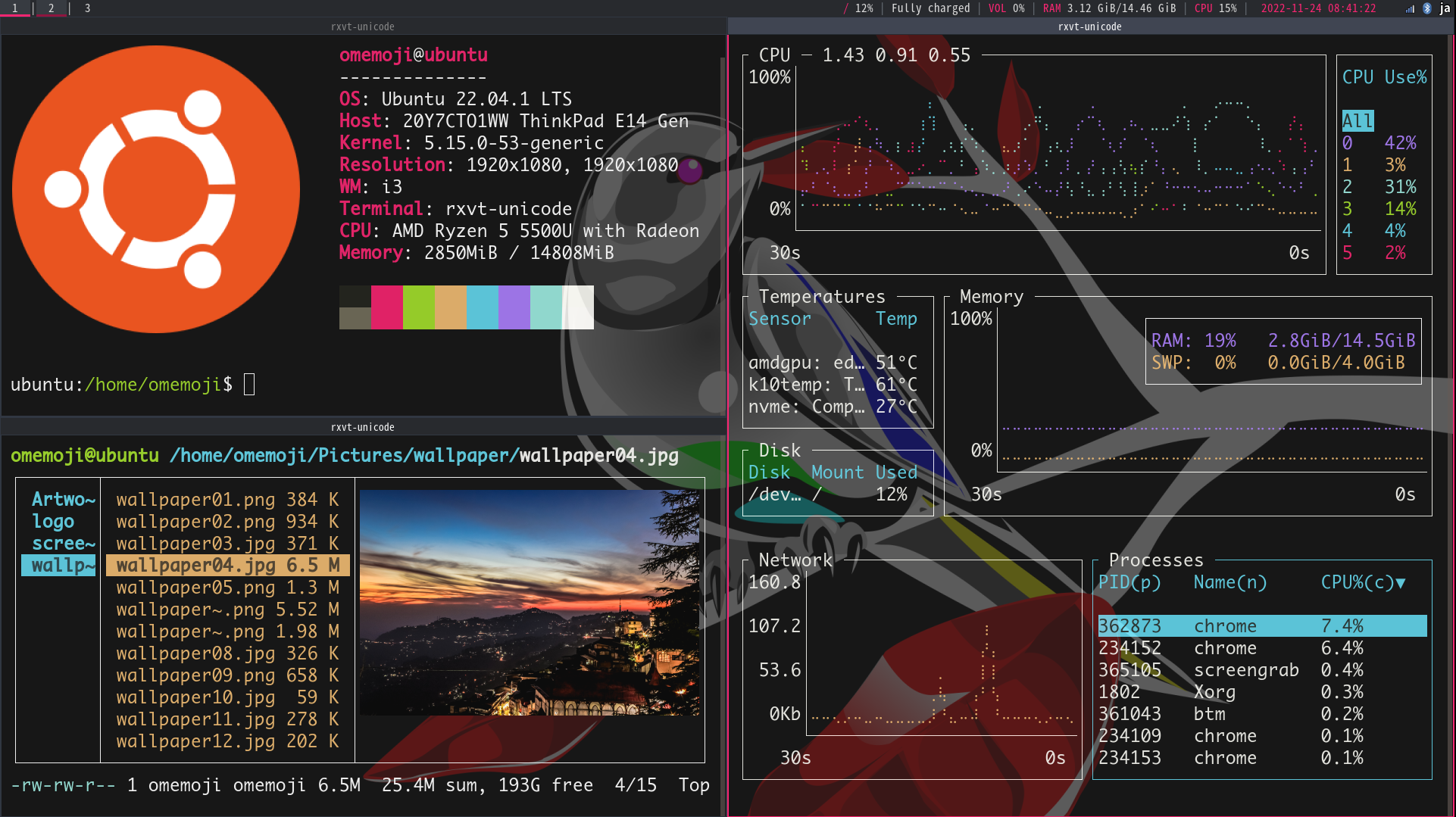 GitHub - omemoji/ubuntu-i3