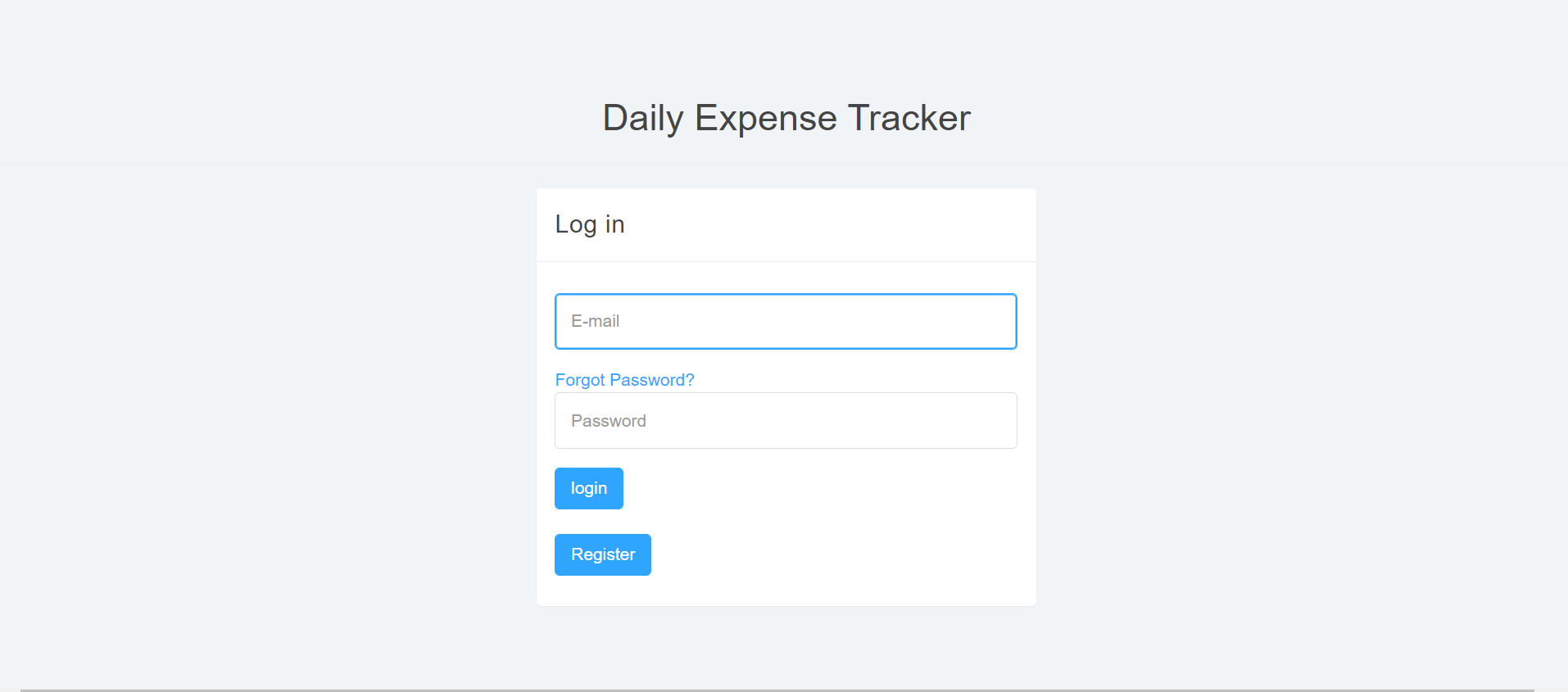 GitHub - nikita-03/Daily-Expense-Tracker