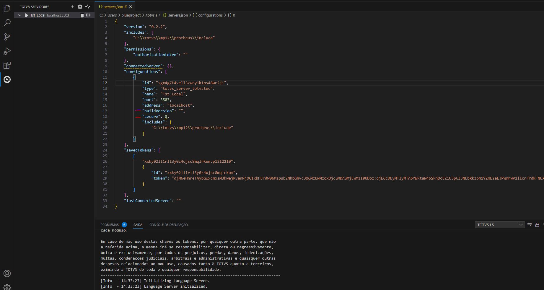 Inclusão de novo server · Issue #1134 · totvs/tds-vscode · GitHub