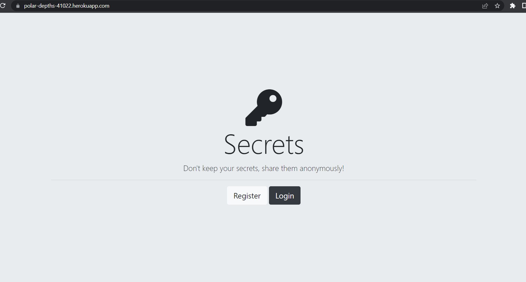 GitHub - shantanutakalkar/The-Secret-App: A web app where the user can ...