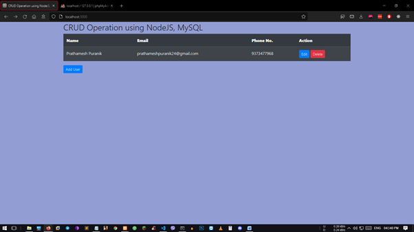 GitHub - Atharvx1010/CRUDjs: NodeJS application for CRUD Operations ... GitHub - Atharvx1010/CRUDjs: NodeJS application for CRUD Operations ...