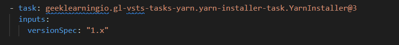 Update yarn installer task that uses Node execution handler 6 (EOL ...
