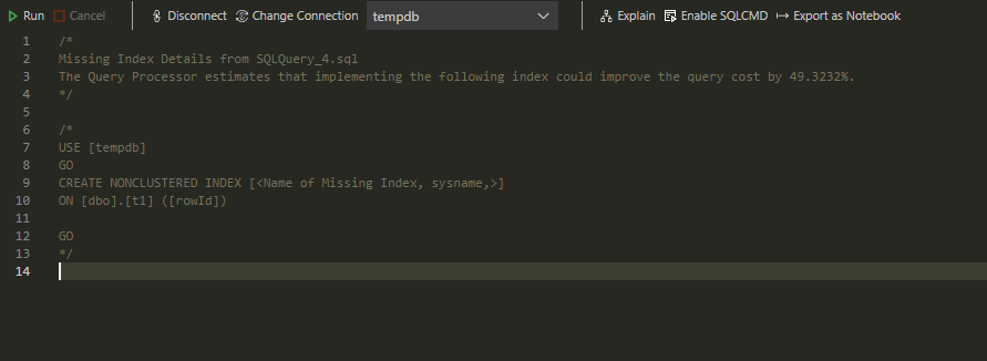 Adding recommendations to query plan by aasimkhan30 · Pull Request #1373 · microsoft ...