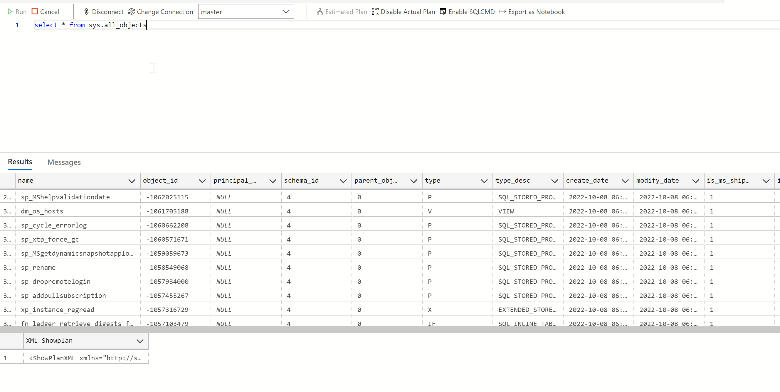 Running estimated plan or actual plan queries results in Query editor not working. · Issue ...