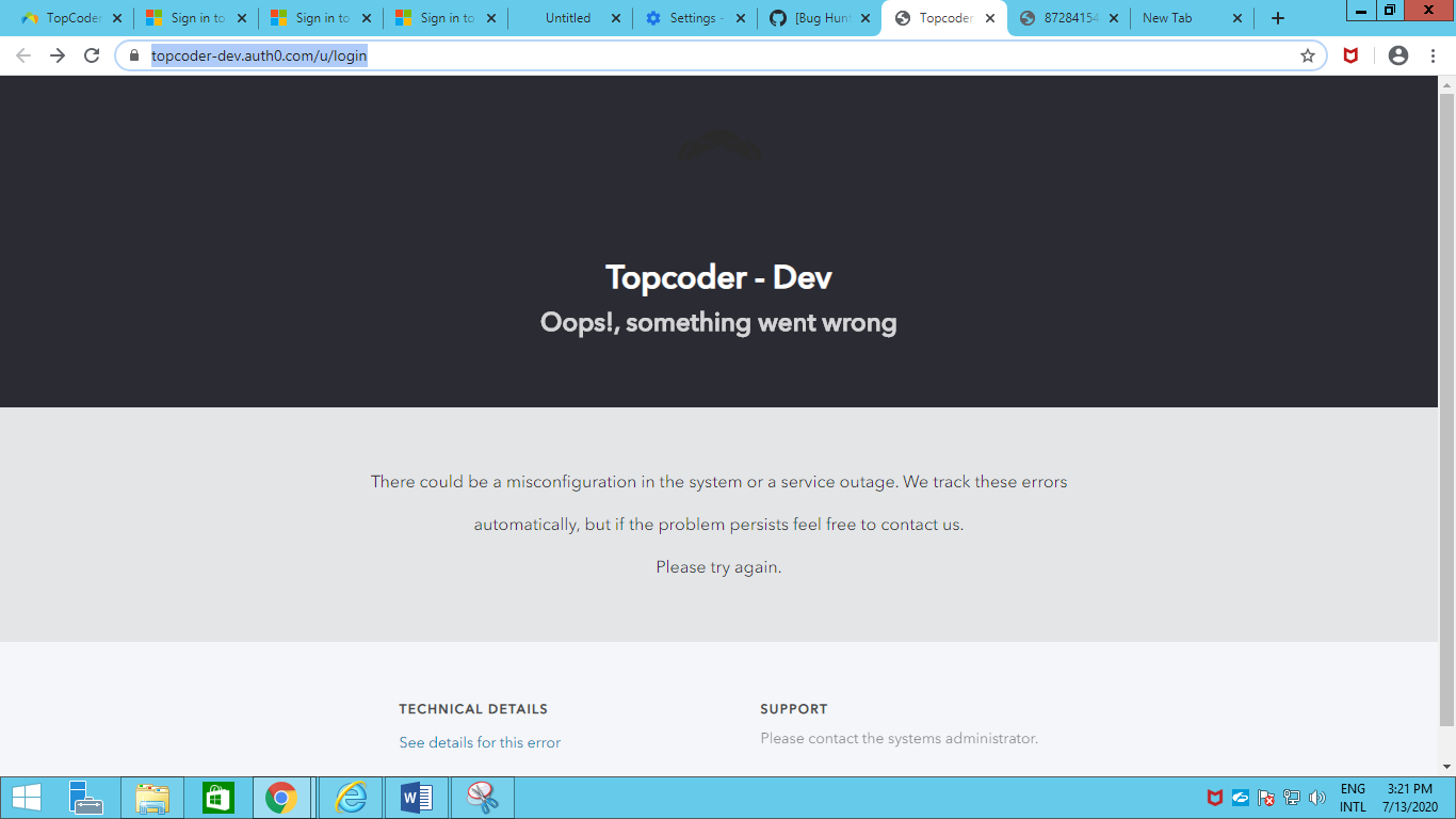 [Bug Hunt] Error page is displayed on Back navigation · Issue #448 · topcoder-platform/u-bahn ...
