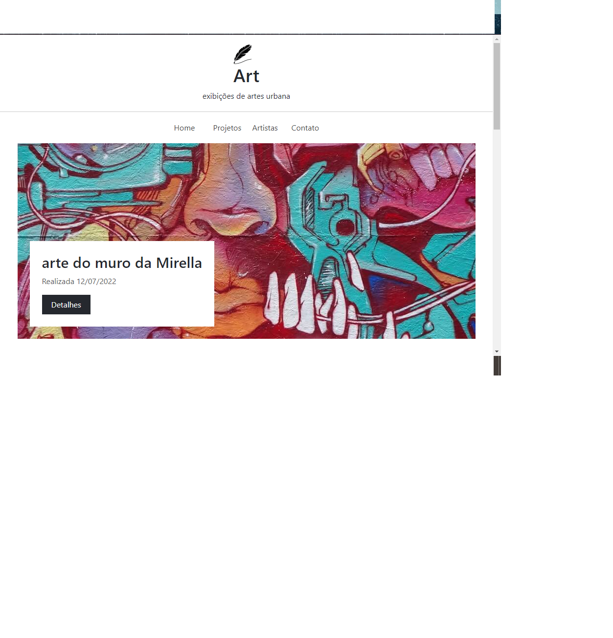 GitHub - wanderlan999/projetoArt