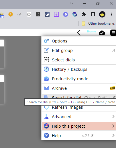 Keyboard Shortcut for Search? · Issue #186 · fastaddons/GroupSpeedDial · GitHub