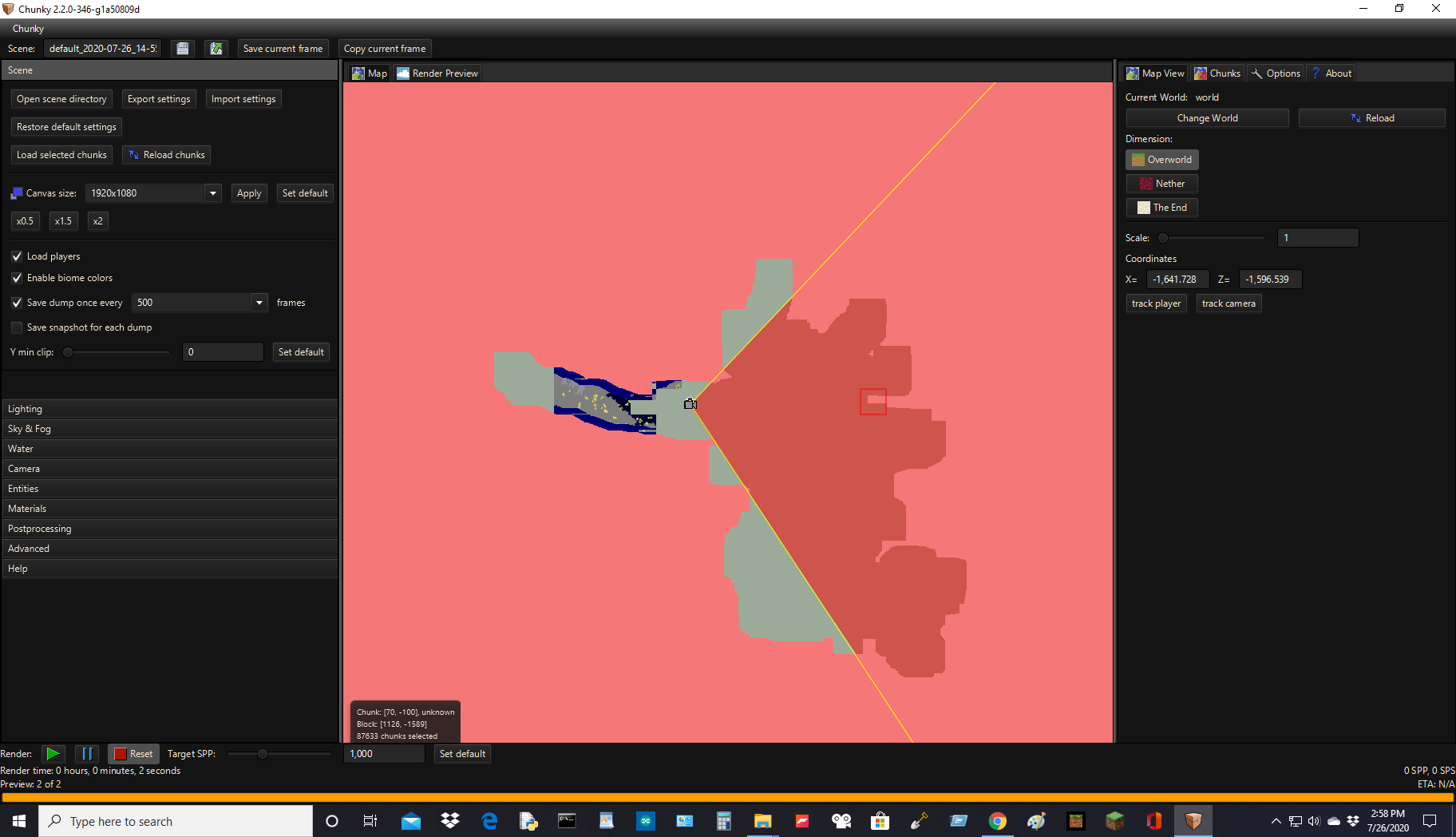Over 50 Of Chunks Do Not Load In When Creating A Scene From Selected Chunks · Issue 651