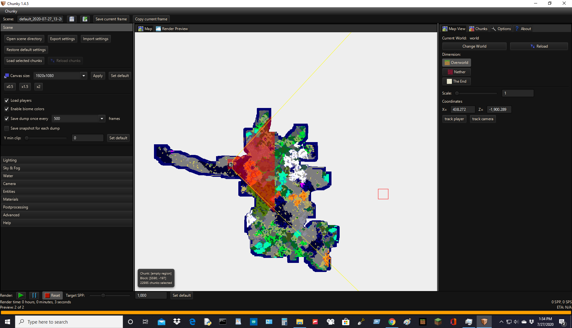 over 50% of chunks do not load in when creating a scene from selected chunks · Issue #651 ...