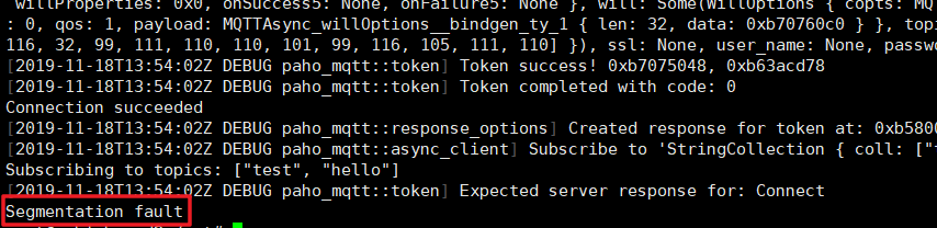 Segmentation Fault In Arm Platform · Issue 55 · Eclipse Pahopahomqtt
