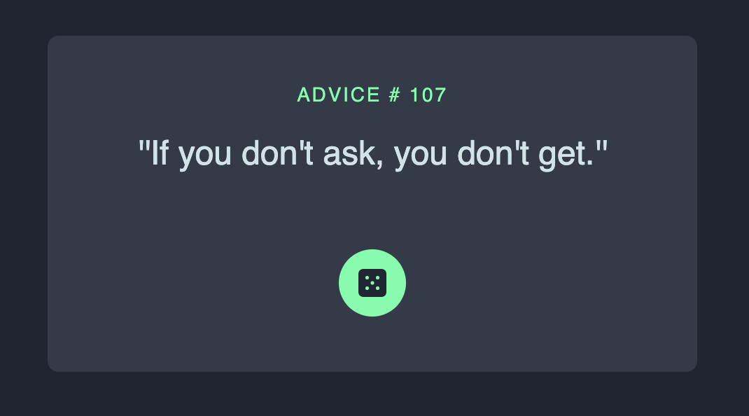 GitHub - Camilo-Suarez98/Advice-generator