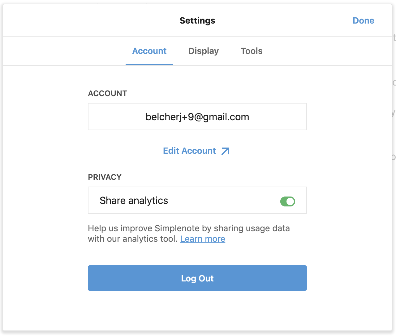 Add change password functionality to Web App · Issue #1399 · Automattic/simplenote-electron · GitHub