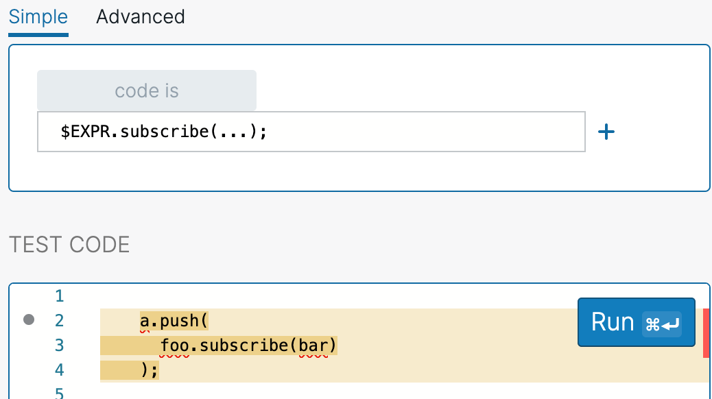 Presence/absence of statement terminator drastically changes match · Issue #2137 · semgrep ...