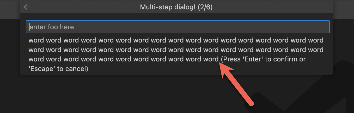 better UX for providing info to user when requesting input · microsoft vscode-discussions ...