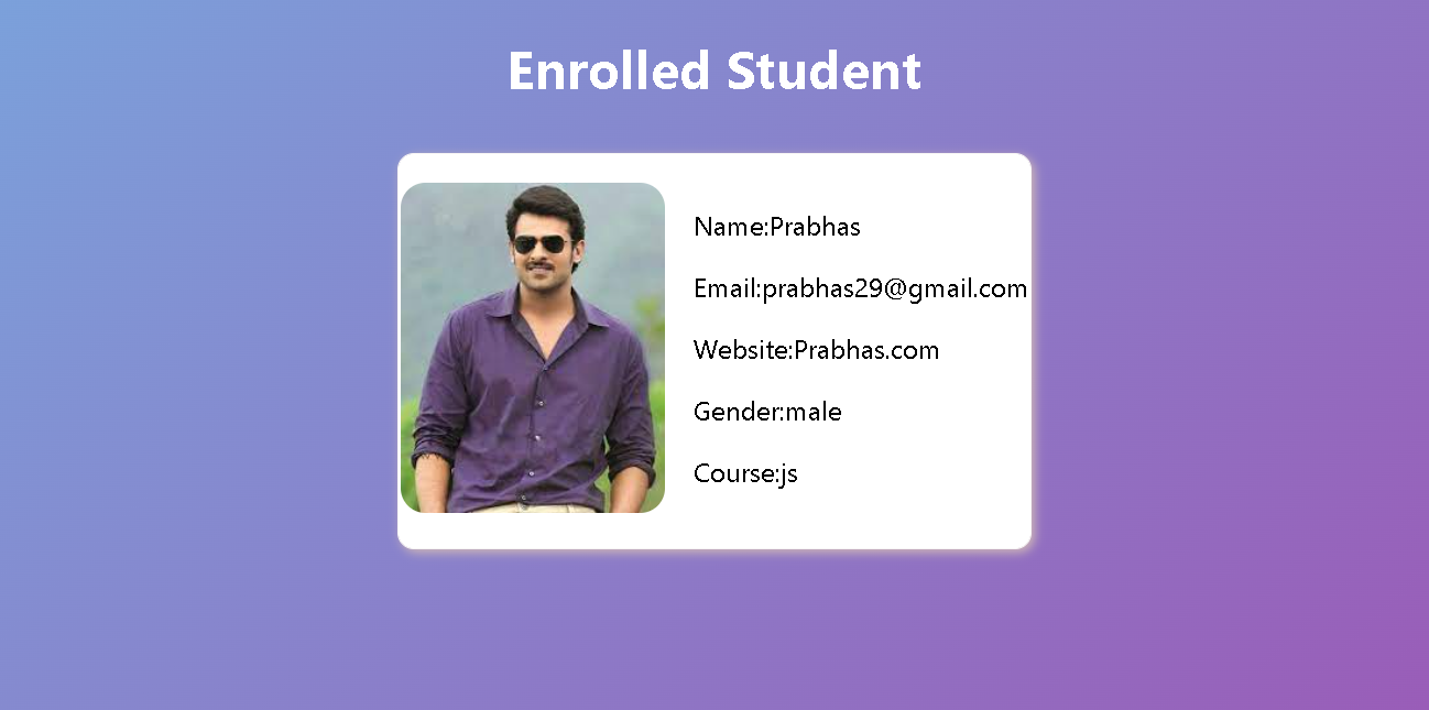 GitHub - anu2912/student-enrollment-form