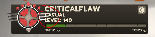 [TF2] Level badge overlaps the text in the main menu (all resolutions ...