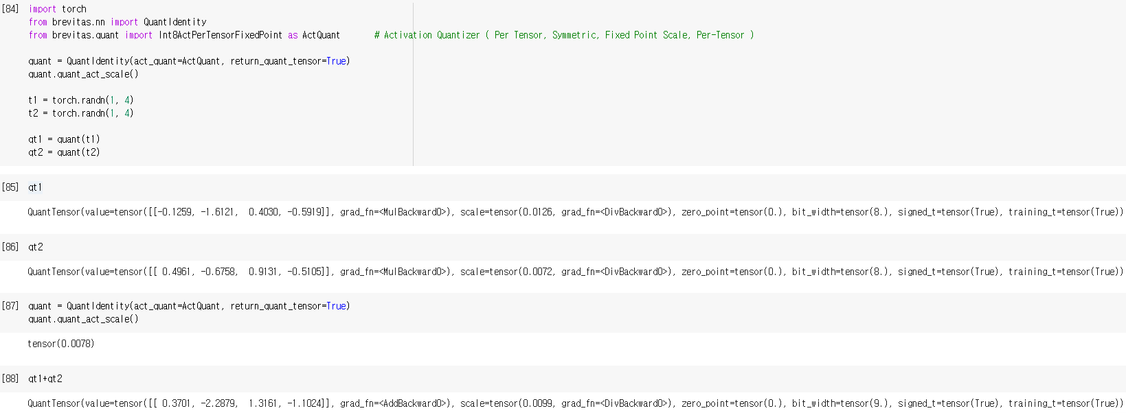 How to quantize two Floating-Point Tensors to have the same Scale value? · Issue #439 · Xilinx ...