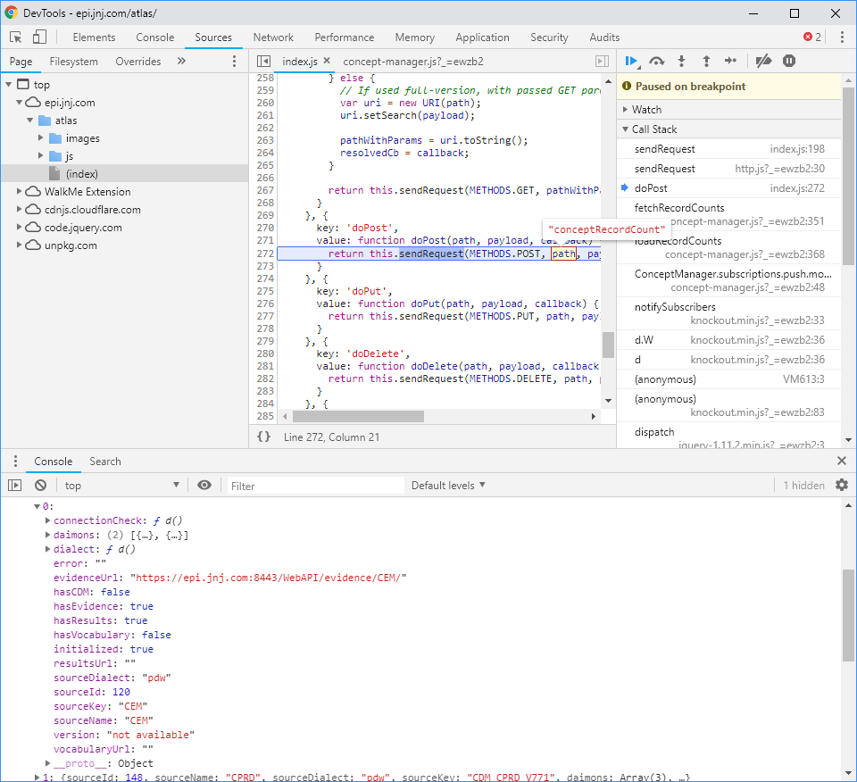 conceptRecordCount Post gives 404 · Issue #710 · OHDSI/WebAPI · GitHub