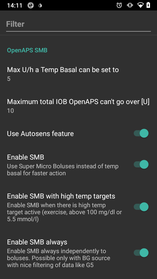 3.0rc1 SMB disabled · Issue #1169 · nightscout/AndroidAPS · GitHub