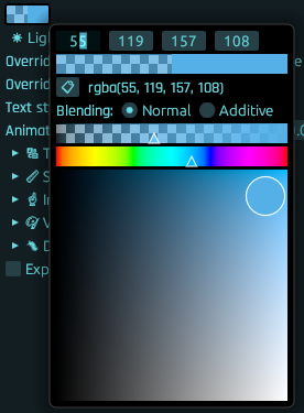 RGBA values input fields for color_picker · Issue #2716 · emilk/egui · GitHub