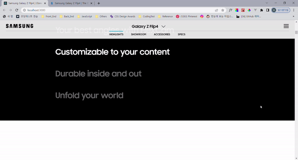 GitHub - heesu-chung/z-flip4-clone-site: Galaxy Z Flip4 Landing Page Clone Project with Markups ...