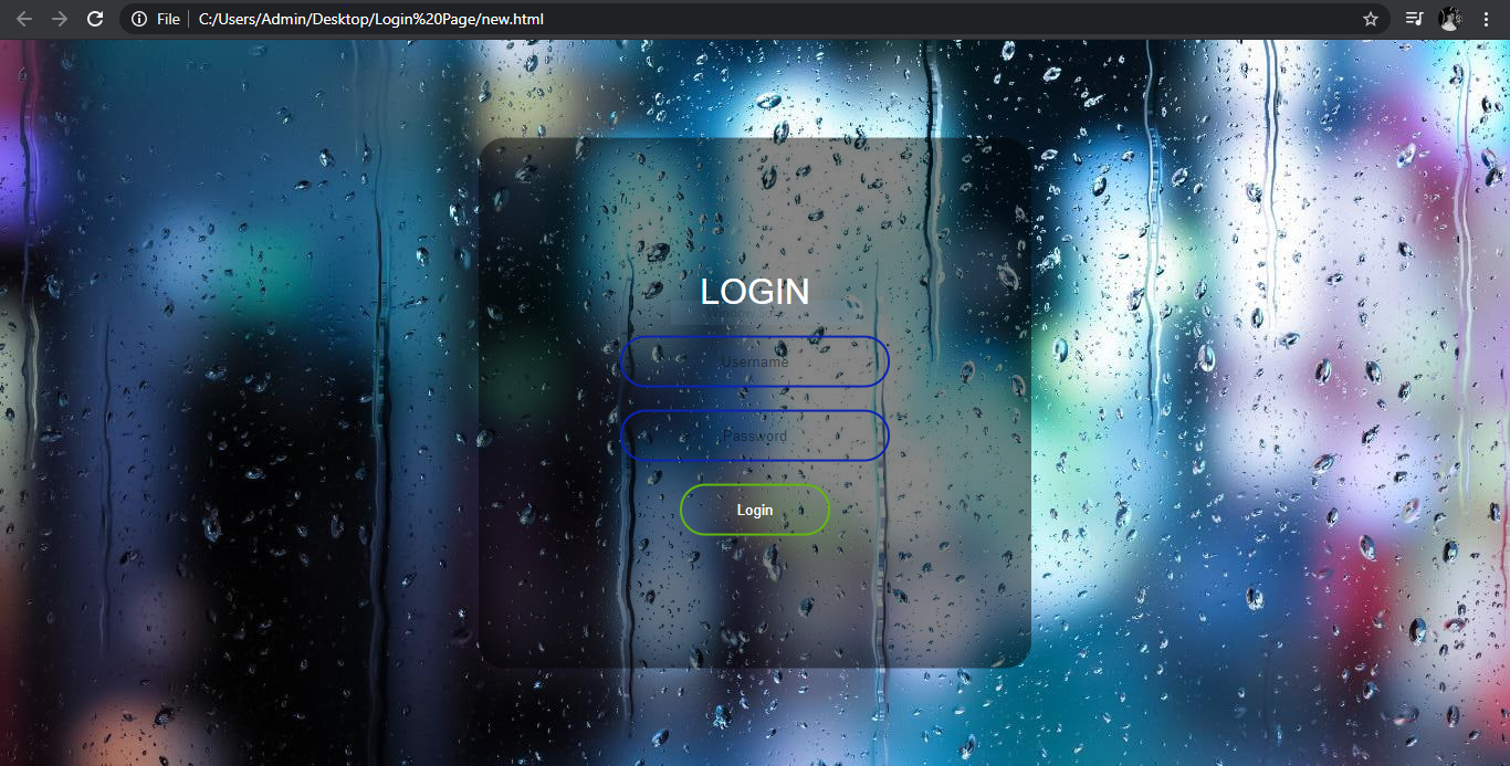 Login page ss · Issue #2 · PiyushIncognito/Dynamic-Login-Page · GitHub