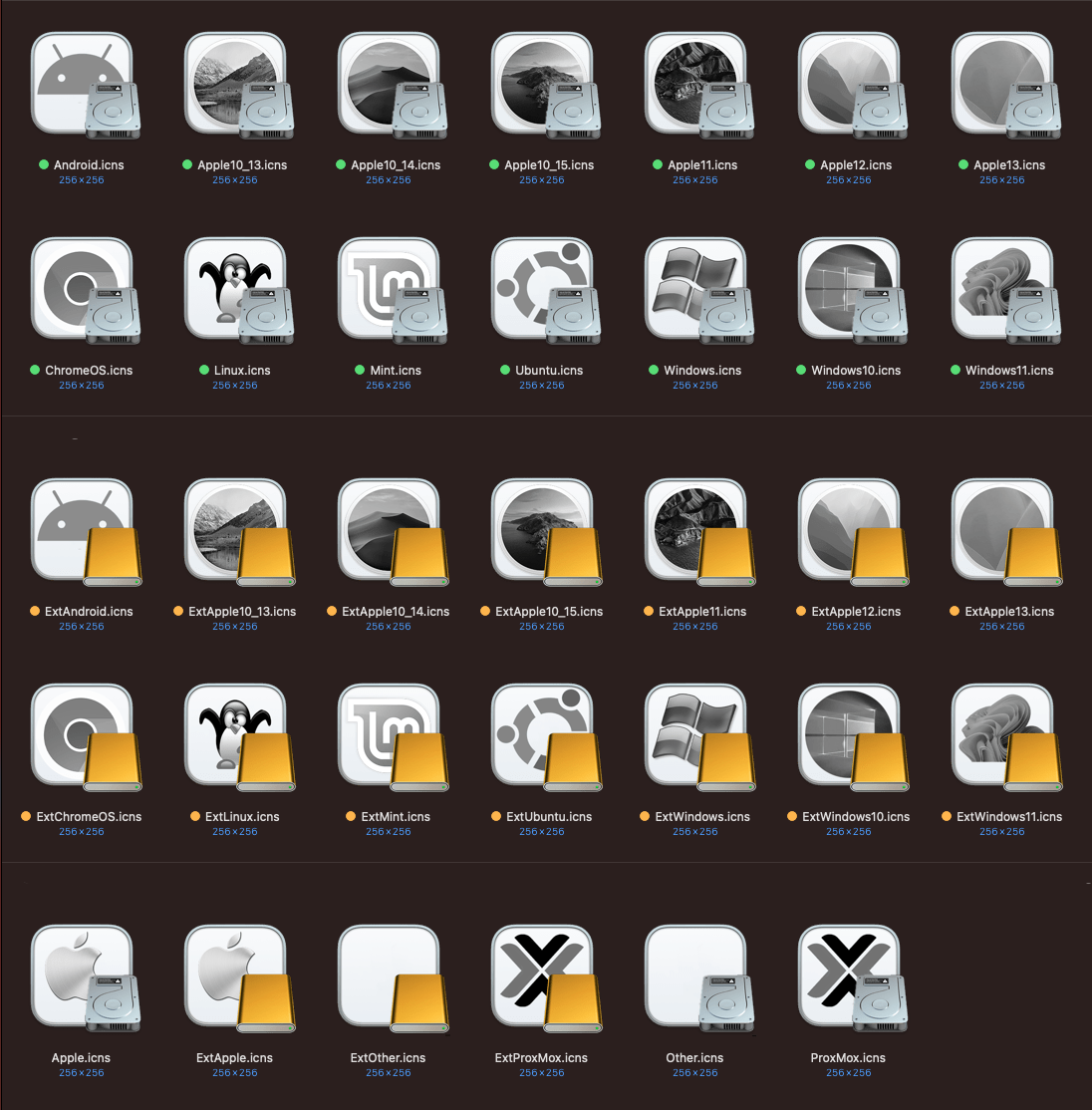 GitHub - CobanRamo/OpenCore-IconSet: Icon Set for OpenCore Bootloader