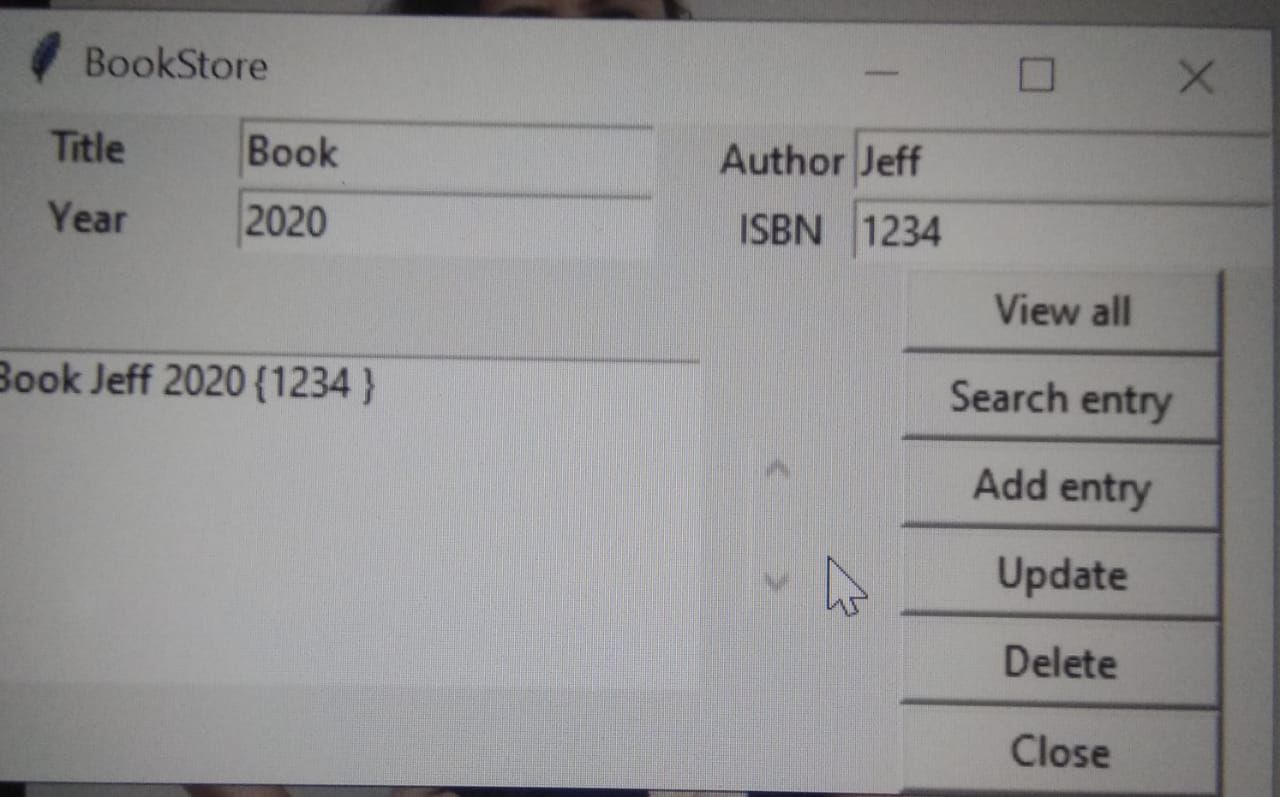 GitHub - DeekshaPriyamvada/Bookshop_Database: Tkinter library is used.