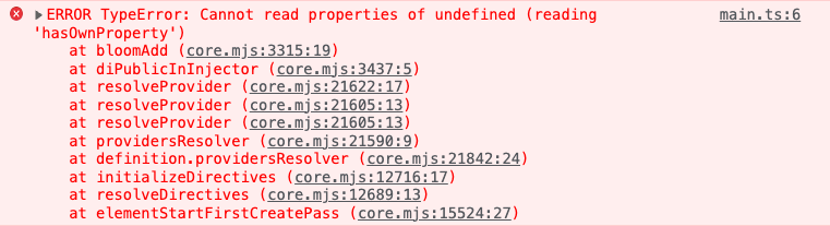 bloomAdd needs a guard against type == undefined · Issue #48068 · angular/angular · GitHub