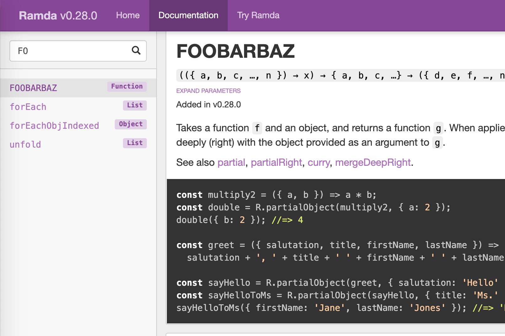 Bug in documentation for partialObject · Issue #261 · ramda/ramda.github.io · GitHub