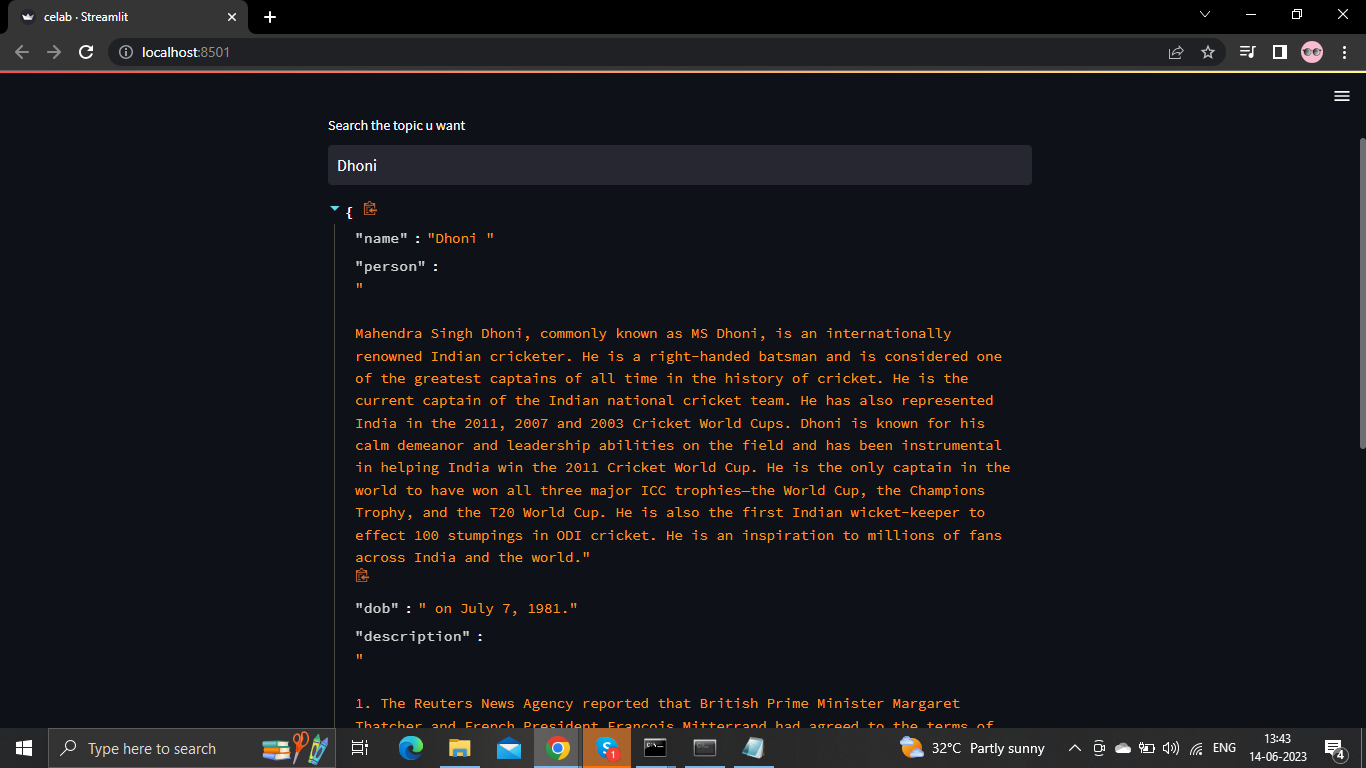 GitHub - harshshah95/Celebrity-Search: This project is demonstration of LLMs. This will help us ...