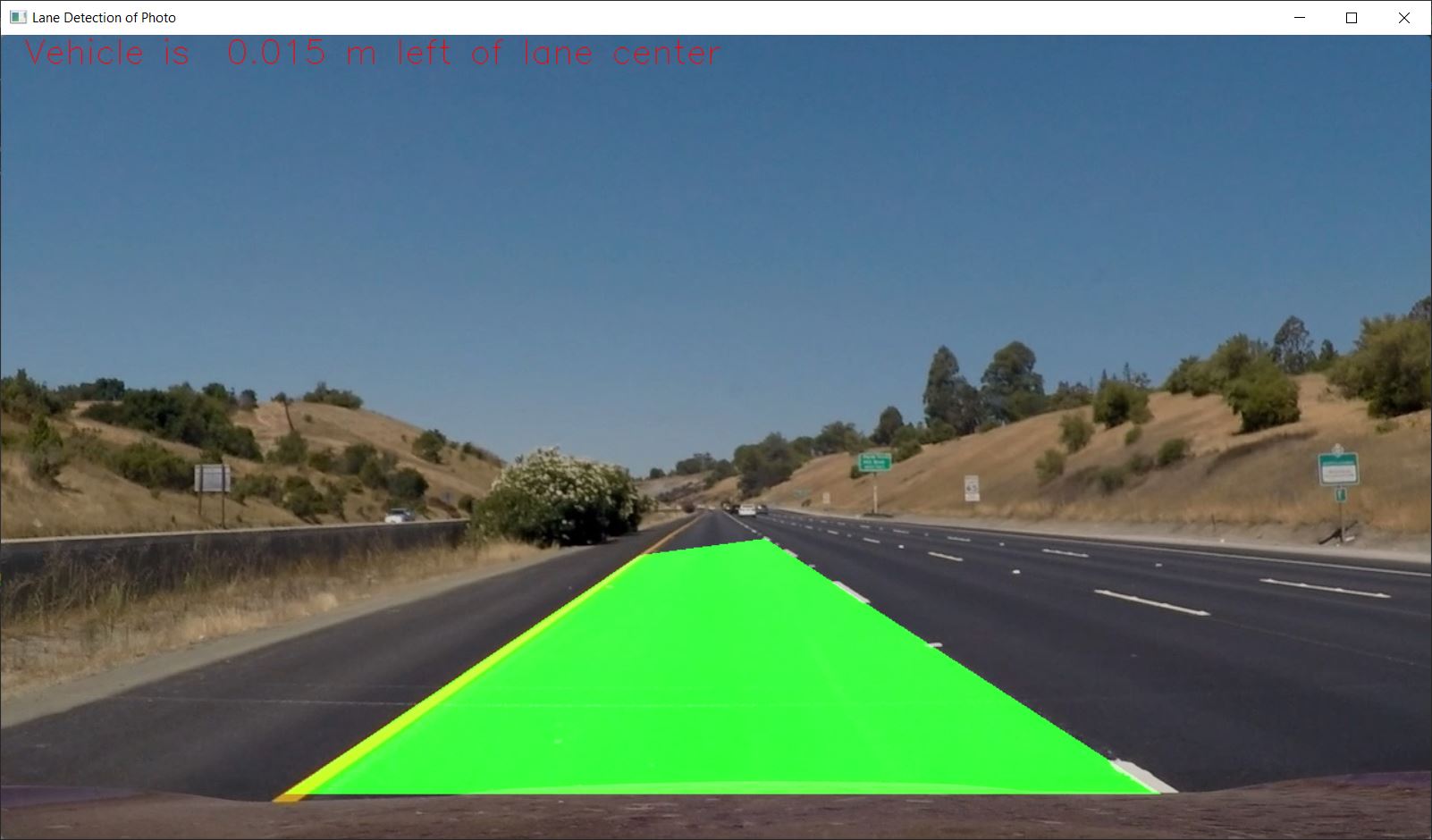 GitHub - AhmedMohamedHisham/Lane-Line-Detection: Estimating the lane and vehicle position away ...
