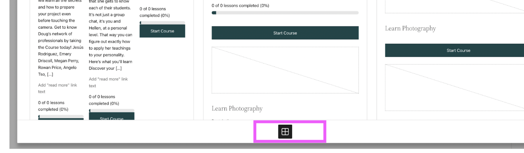 Remove The Grid View Button From The Bottom Of The Pattern Picker Modal · Issue 5518 