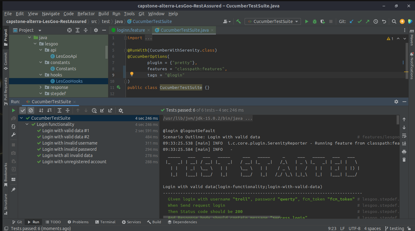 GitHub - dhandyjoe/capstone-alterra-LesGoo-RestAssured
