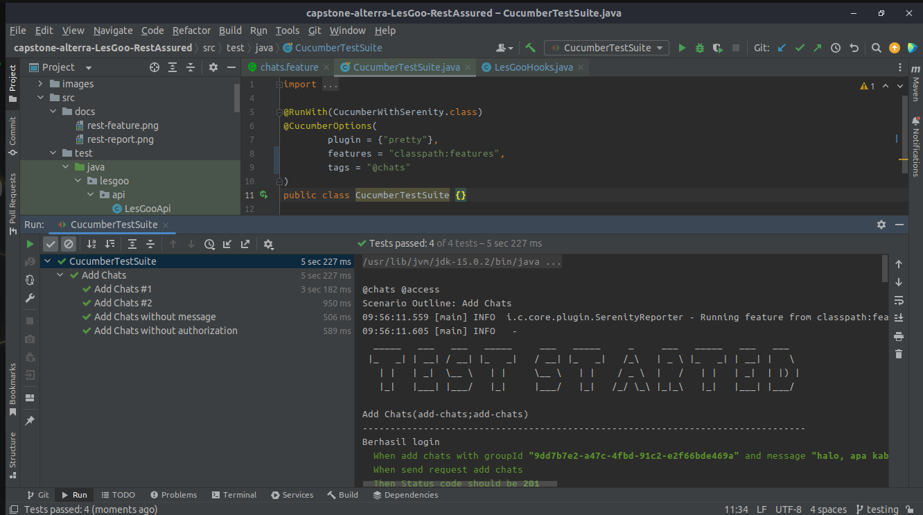 GitHub - dhandyjoe/capstone-alterra-LesGoo-RestAssured