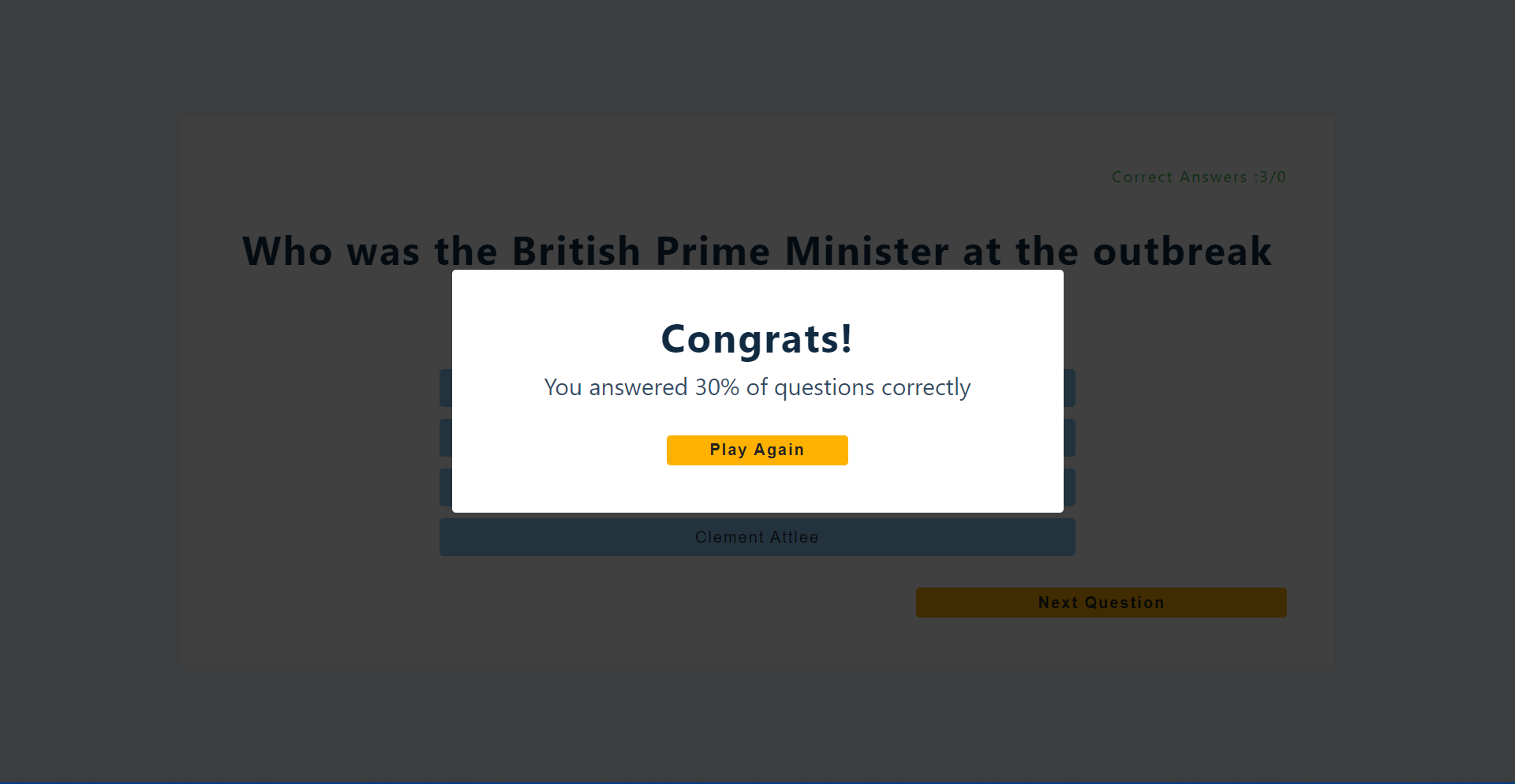 GitHub - iamausafhussain/react-quiz-app: Quiz Soul