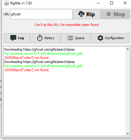 JSONObject["video"] not found - gfycat.com · Issue #1774 · RipMeApp/ripme · GitHub