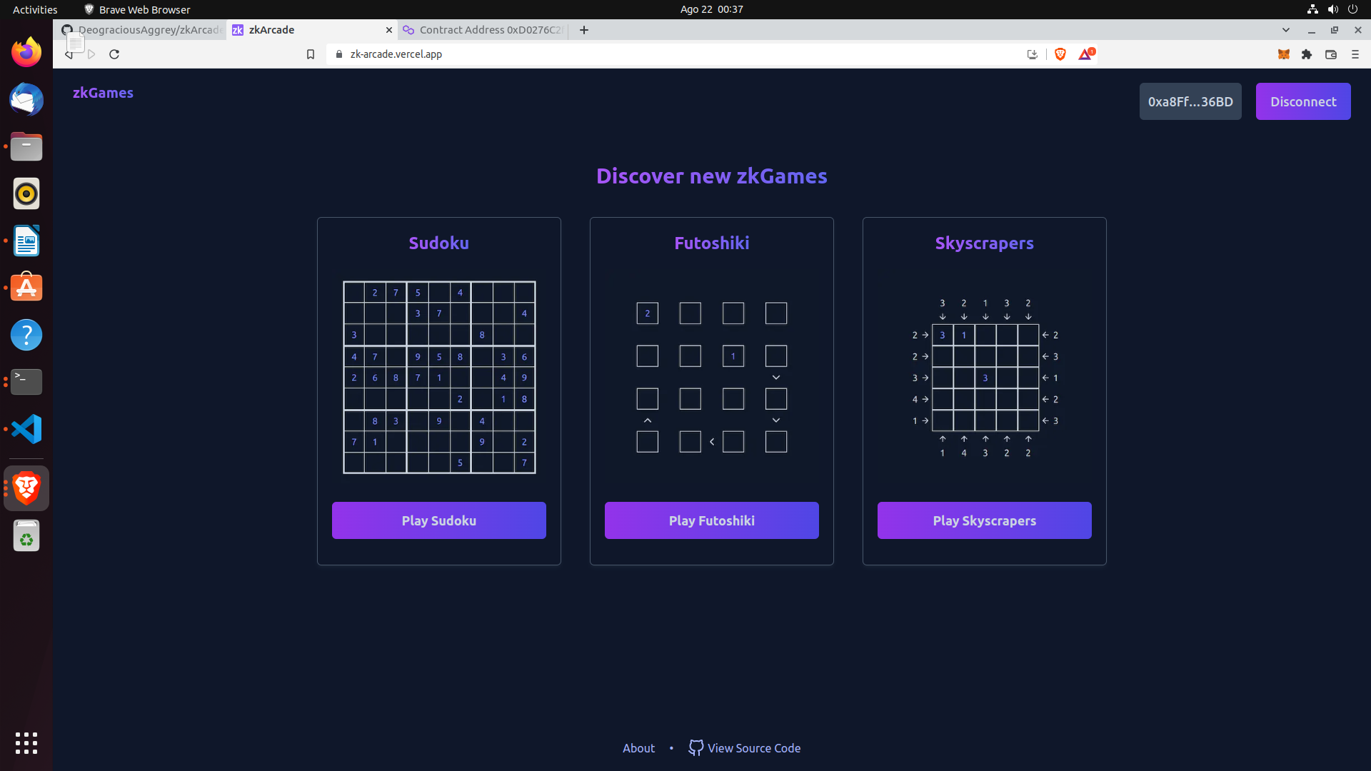 GitHub - DeograciousAggrey/zkArcade