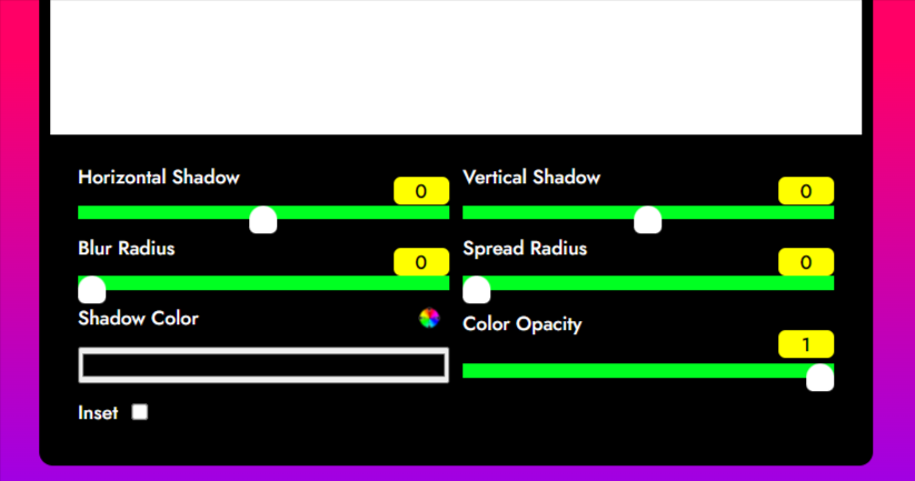 GitHub - ceotcr/css-shadow-generator: CSS Shadow Generator, just tweak some properties, copy ...