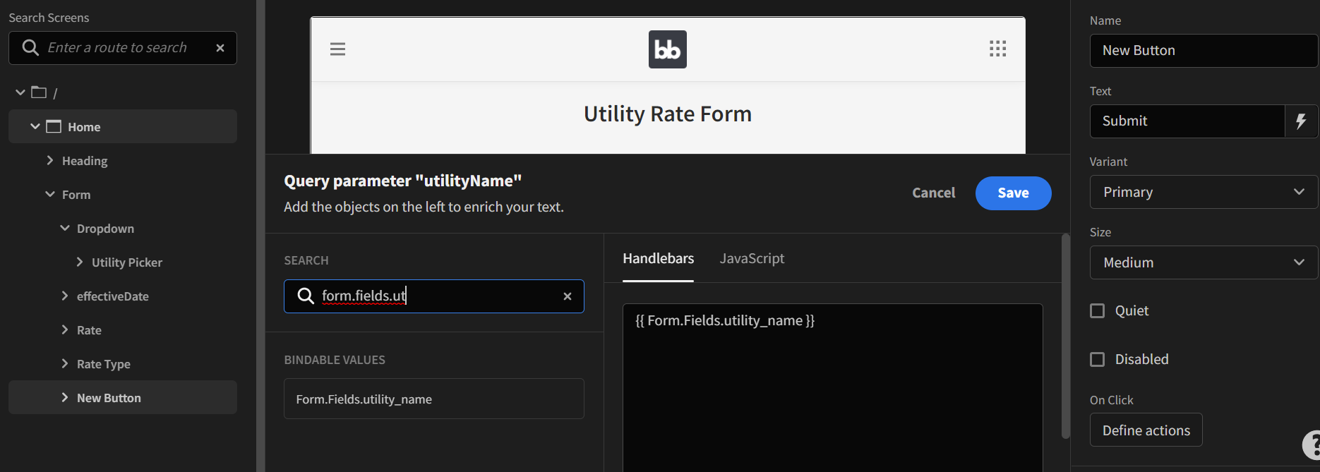 How do I bind the value of a dropdown selection (Options-Picker)? · Discussion #4168 · Budibase ...