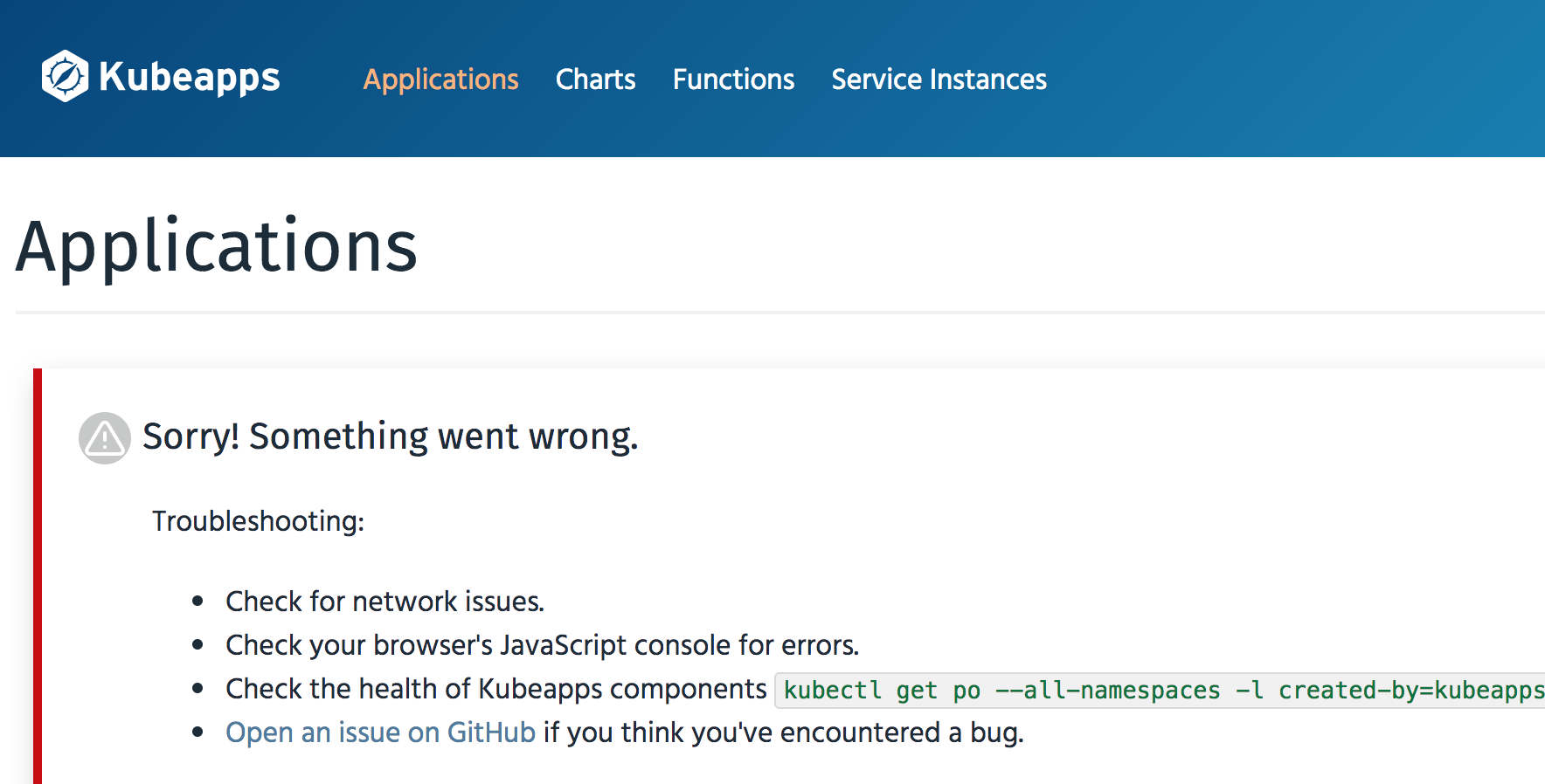 kubeapps up fails · Issue #405 · vmware-tanzu/kubeapps · GitHub