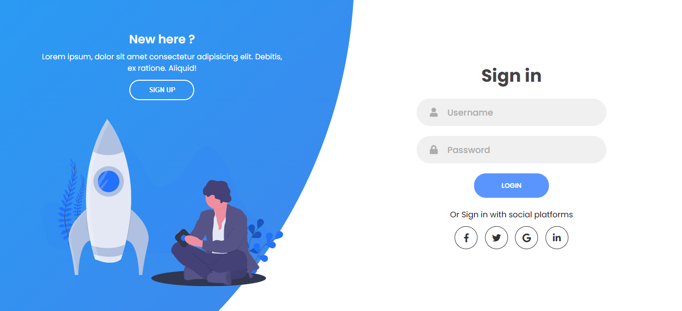 GitHub - VPeleven/Sliding-Sign-Up-and-Registration-: Responsive Login ...