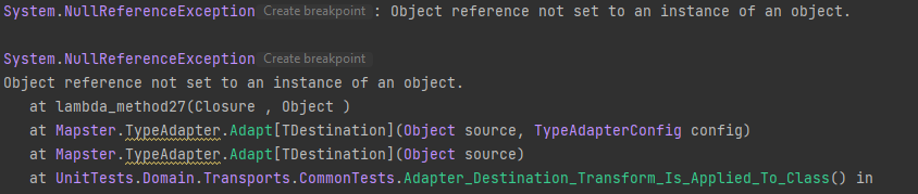 String trimming using AddDestinationTransform is not working · Issue #411 · MapsterMapper ...
