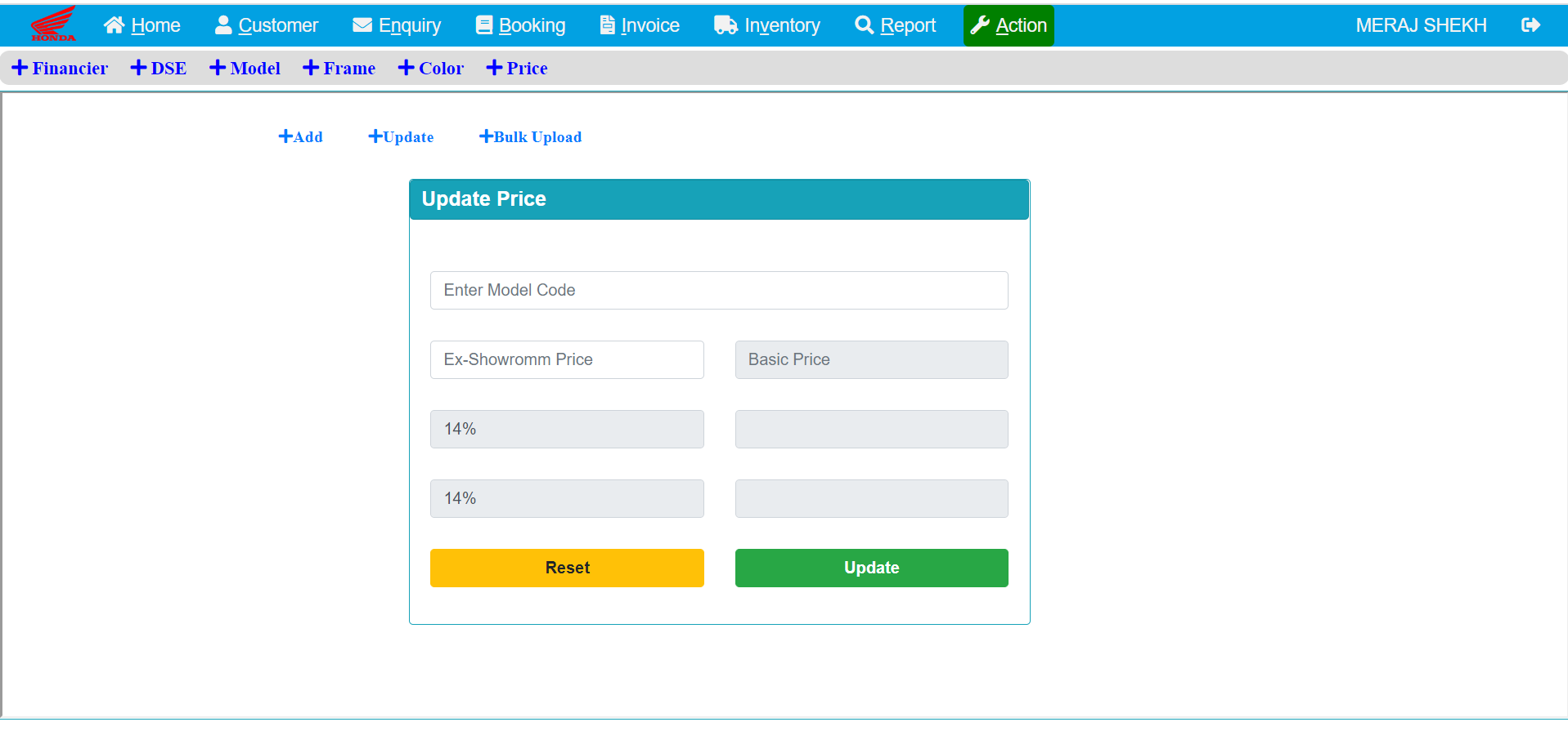 GitHub - MerajShekh/DealerManagementSystem: Application for Honda 2Wheelers Dealers