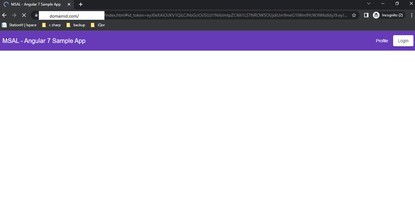 Angular7 Azure AD redirect loops in S3 bucket.But, Pop up works fine. I need loginredirect ...