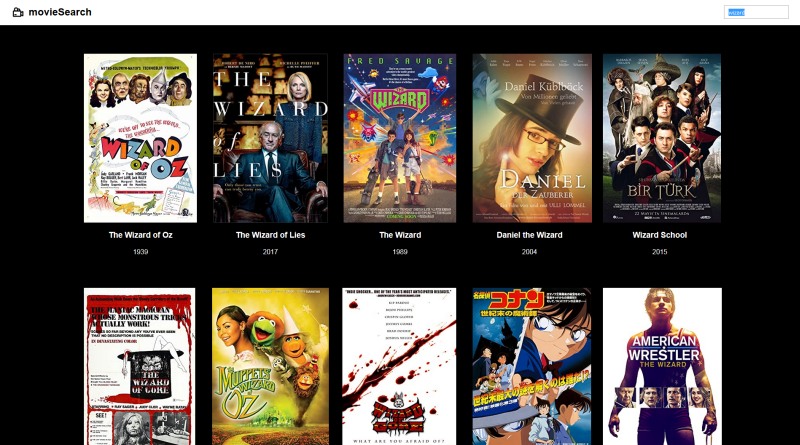 GitHub - lukaszmoskal/movie-search: Simple front-end and search engine for OMDb API