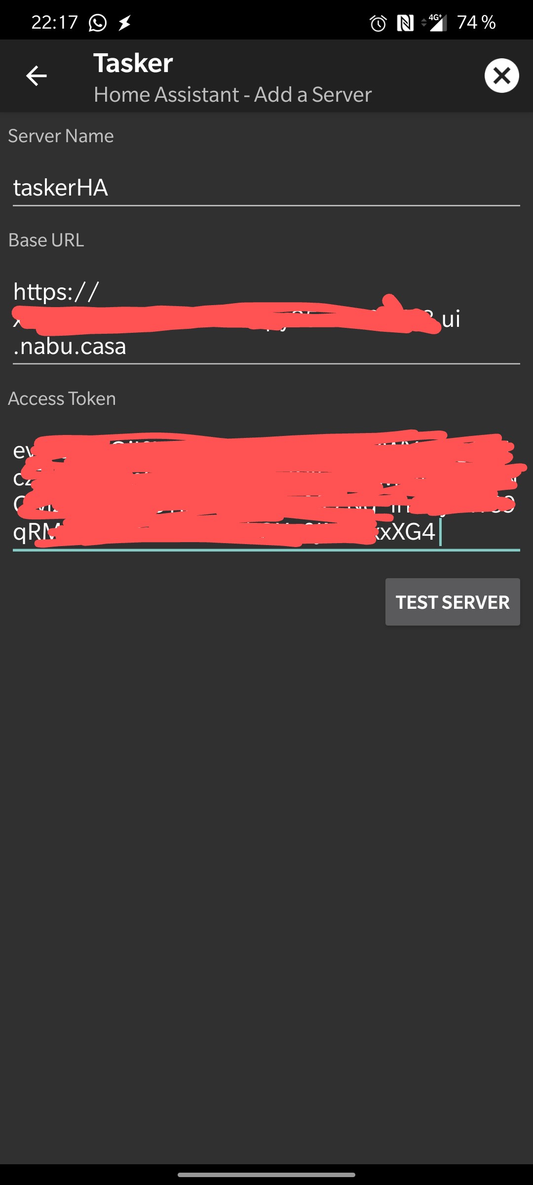 Network error: unauthorized · Issue #28 · MarkAdamson/home-assistant-plugin-for-tasker · GitHub